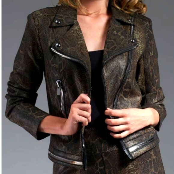 Insight | Jackets & Coats | Insight New York Scuba Python Print Knit ...